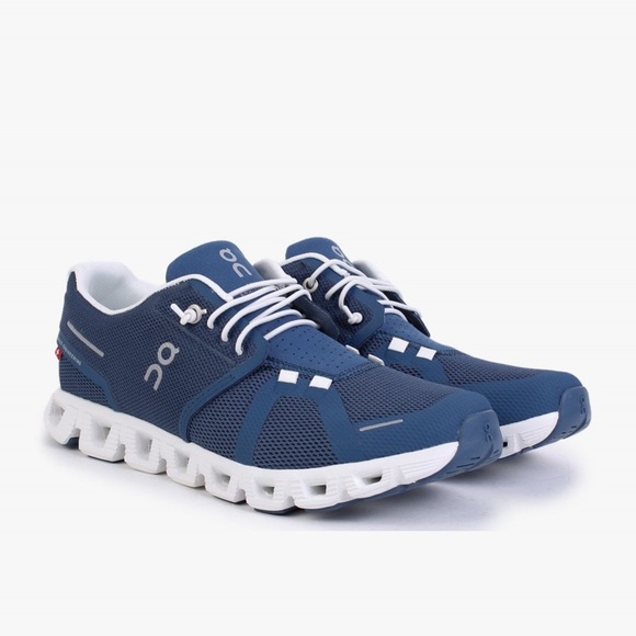On Running | Shoes | On Running Cloud 5 Denim White Trainers | Poshmark